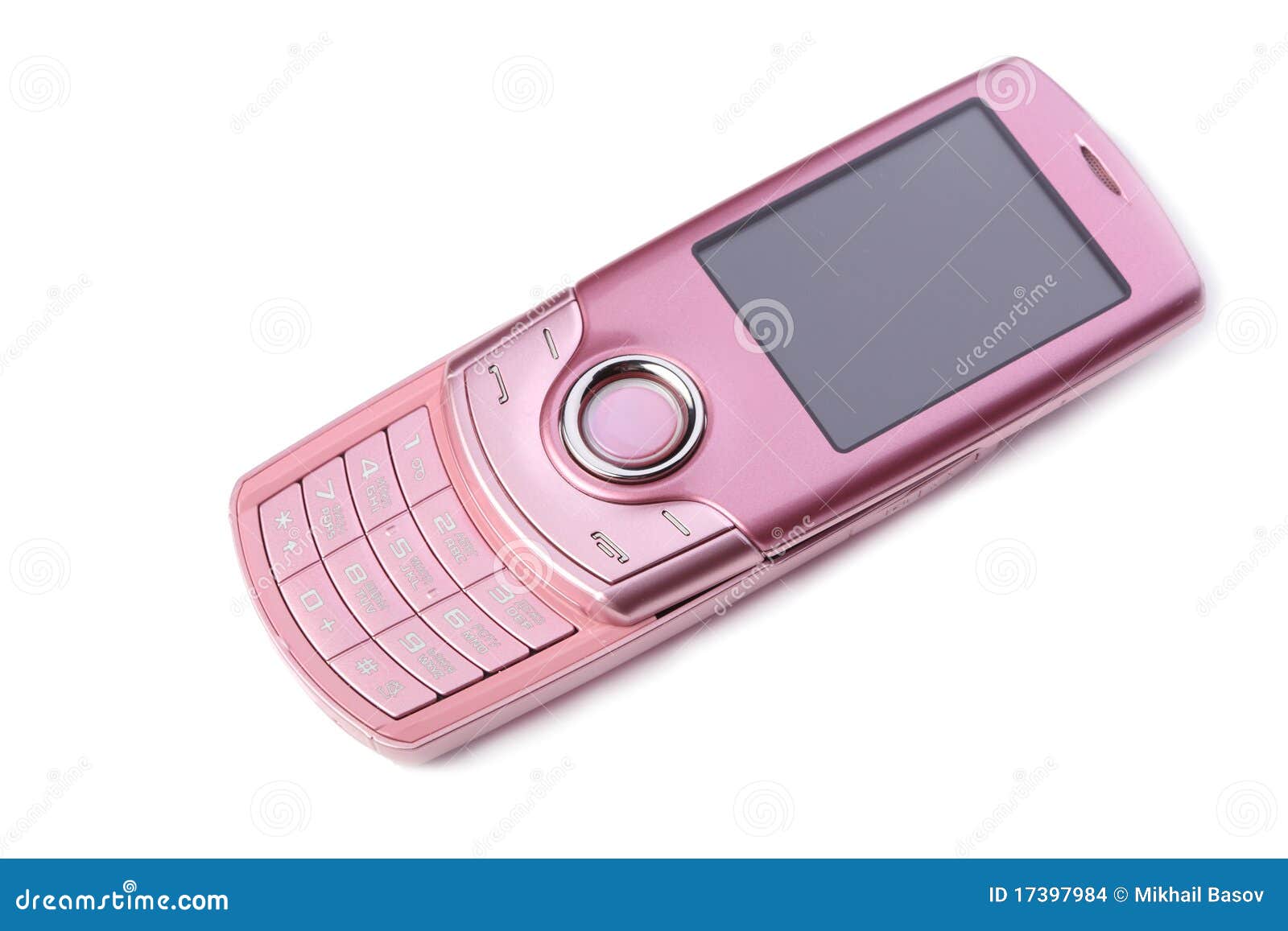 Téléphone Portable Rose Images stock - Image: 17397984