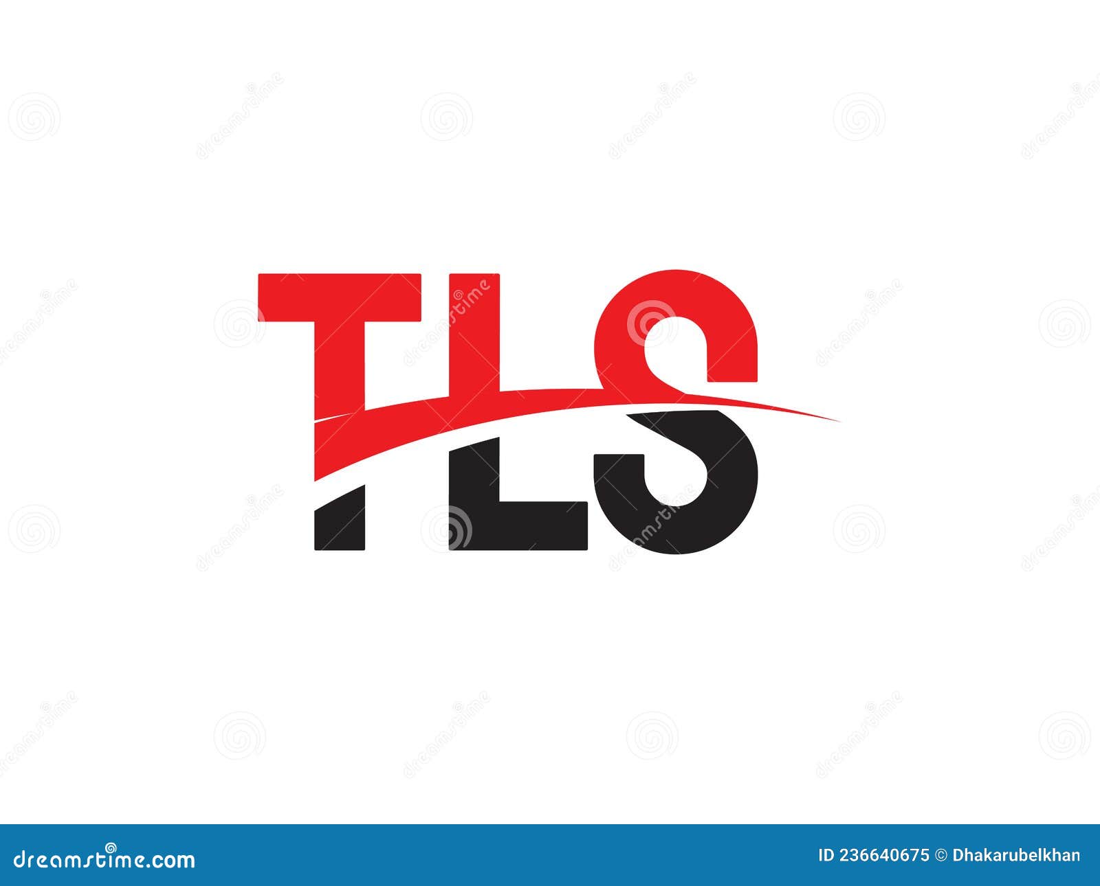 TLS Letter Initial Logo Design Vector Illustration Stock Vector ...
