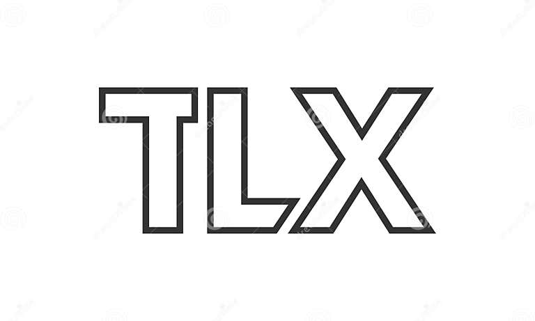 TLX Logo Design Template with Strong and Modern Bold Text. Initial ...