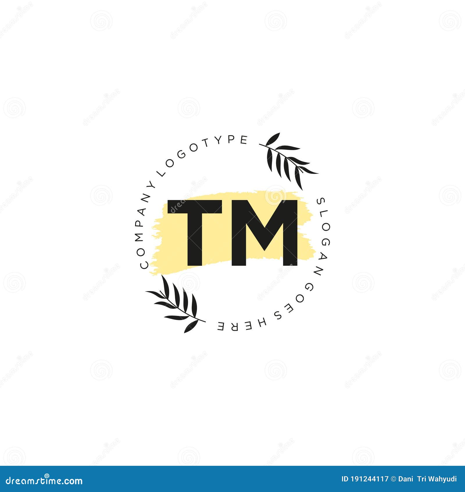 TM Letter Logo Icon Design Template Elements Stock Vector ...