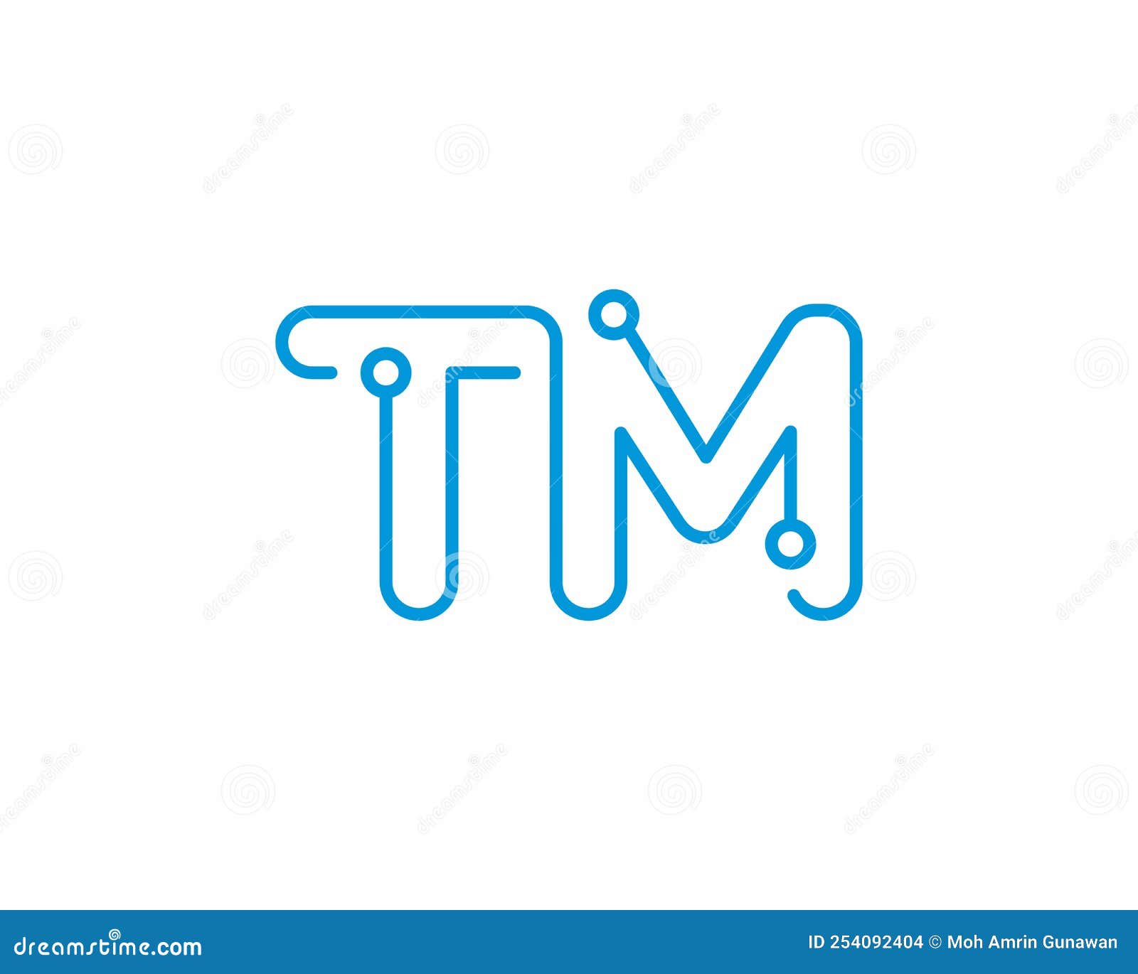 TM Letters Logo Design Vector 001 Stock Vector - Illustration of ...