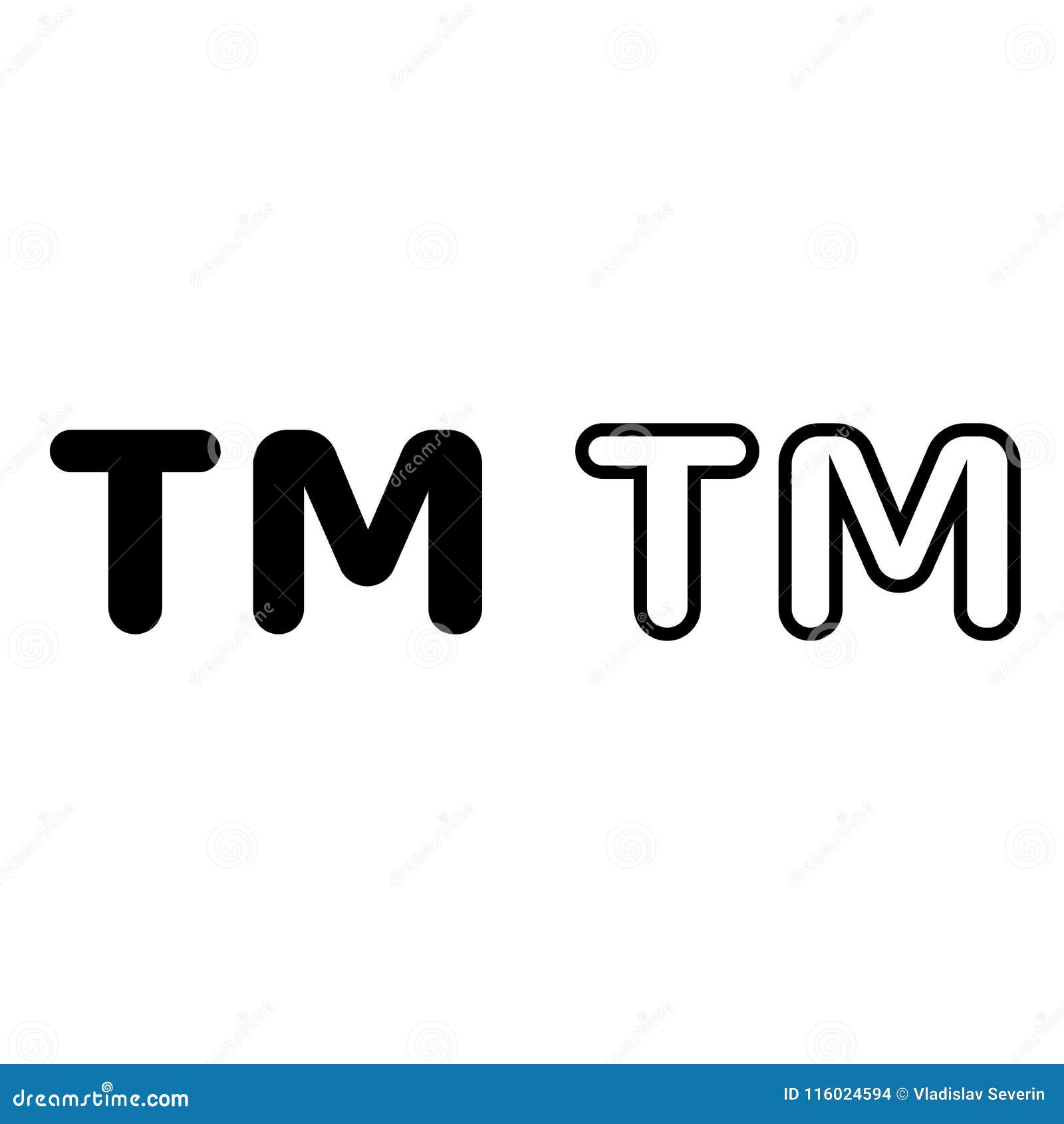 TM mark icon stock illustration. Illustration of blank - 116024594