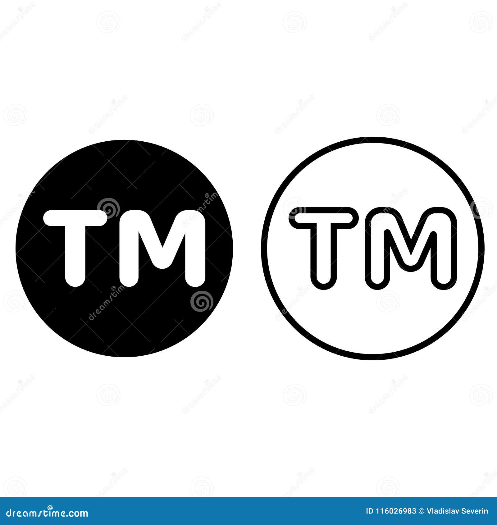 TM mark icon stock illustration. Illustration of design - 116026983