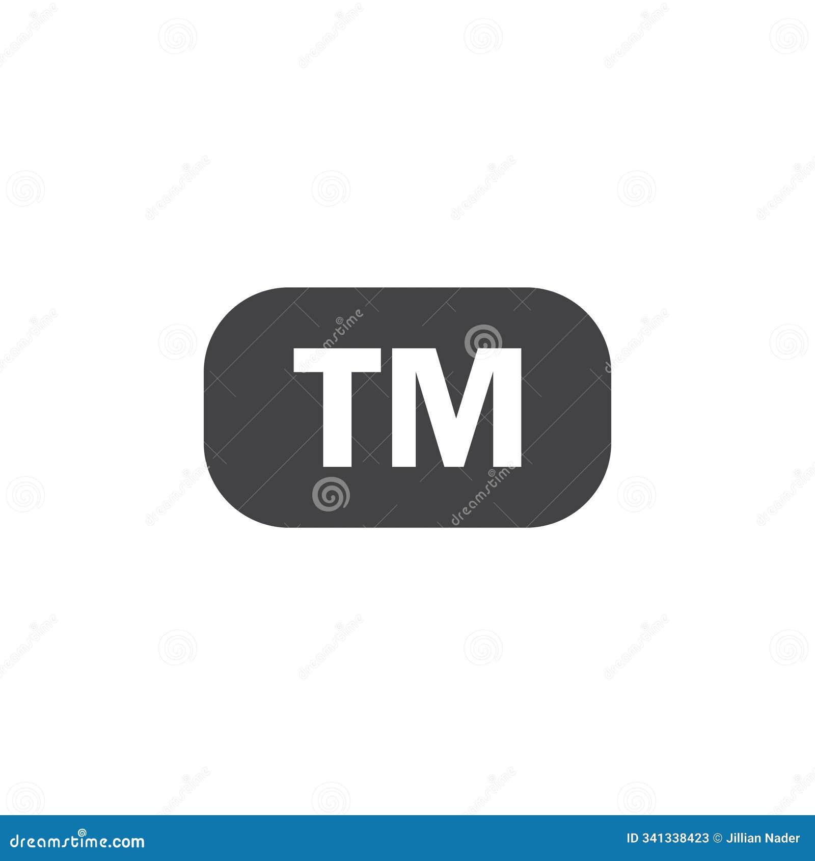 TM Trademark Icon Flat Simple Outline Set Stock Illustration ...