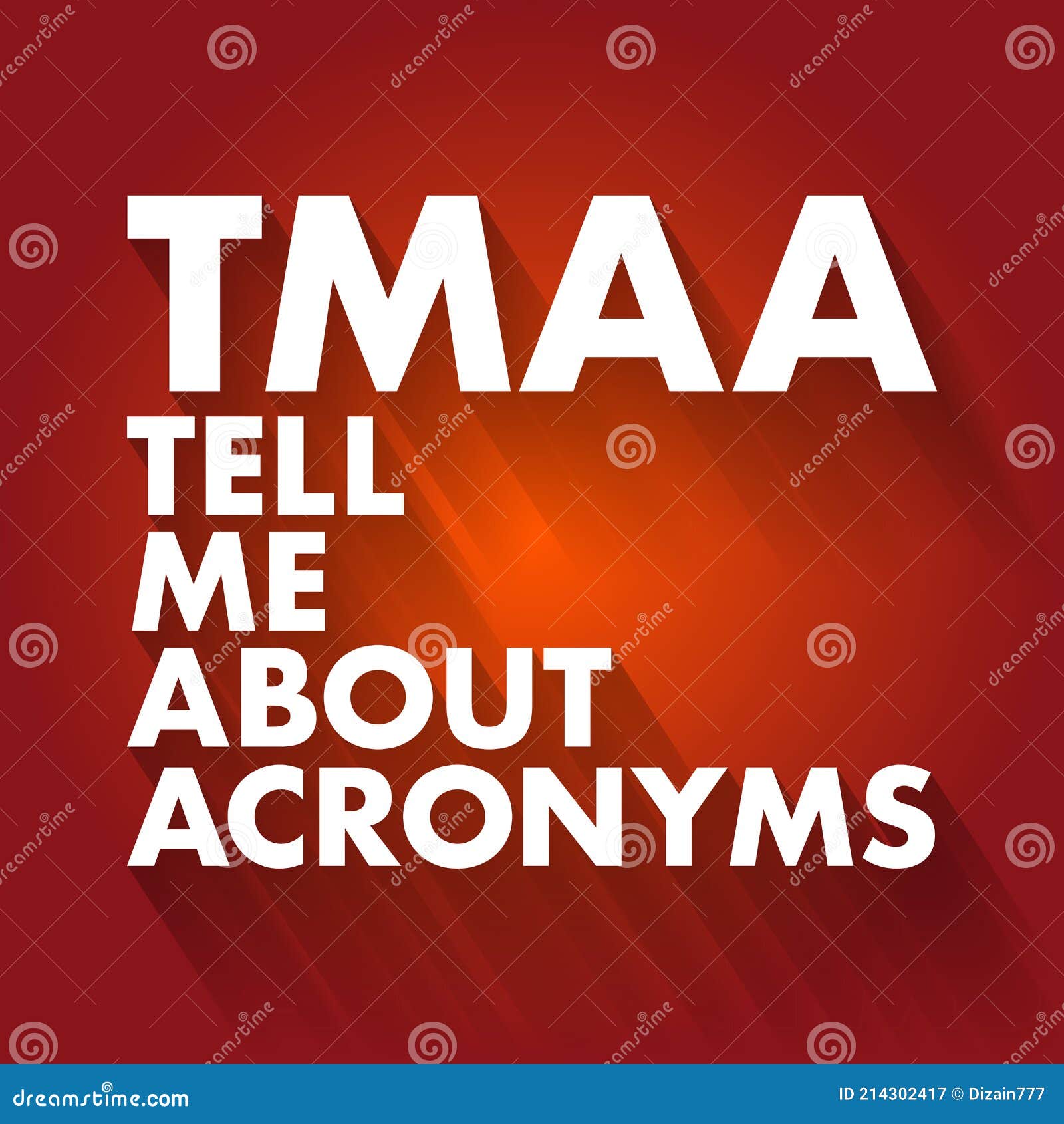 TMAA - Tell Me About Acronyms, Acronym Concept Background Royalty-Free ...