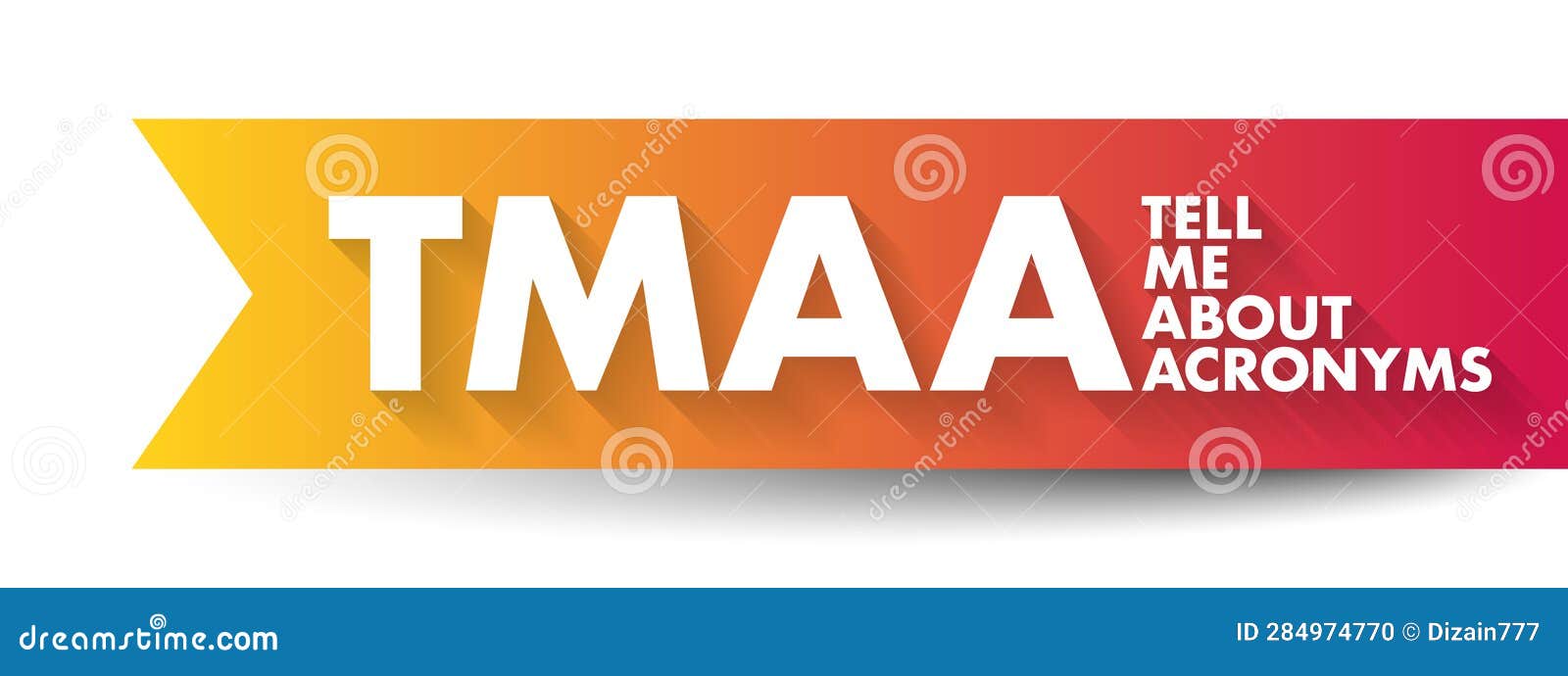 TMAA - Tell Me About Acronyms, Acronym Concept Background Royalty-Free ...