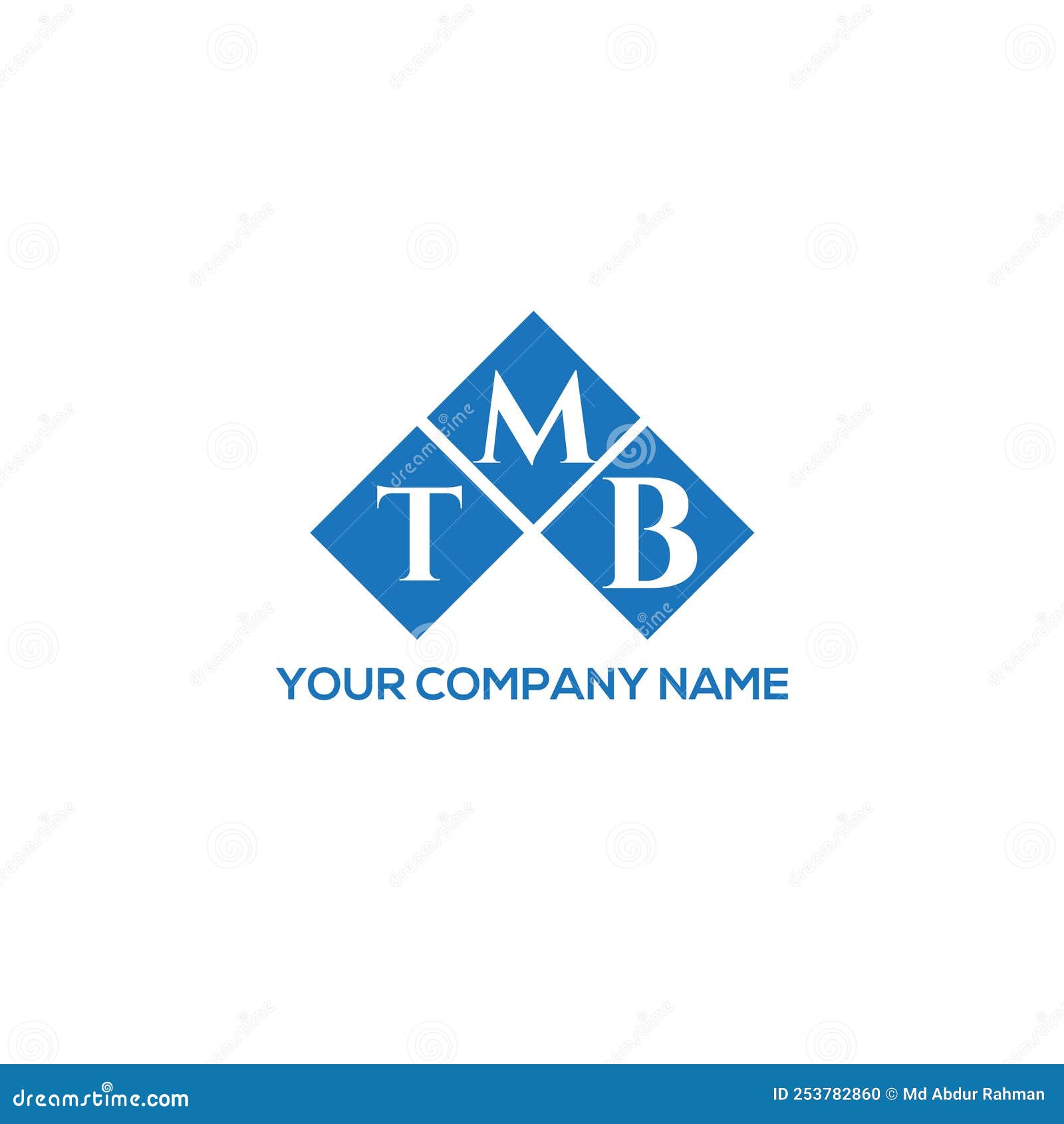 TMB Letter Logo Design on WHITE Background. TMB Creative Initials ...