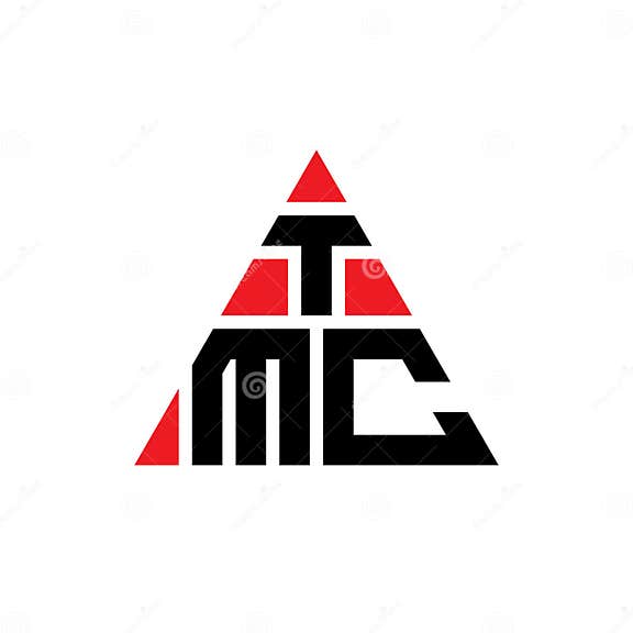 TMC Triangle Letter Logo Design with Triangle Shape. TMC Triangle Logo ...