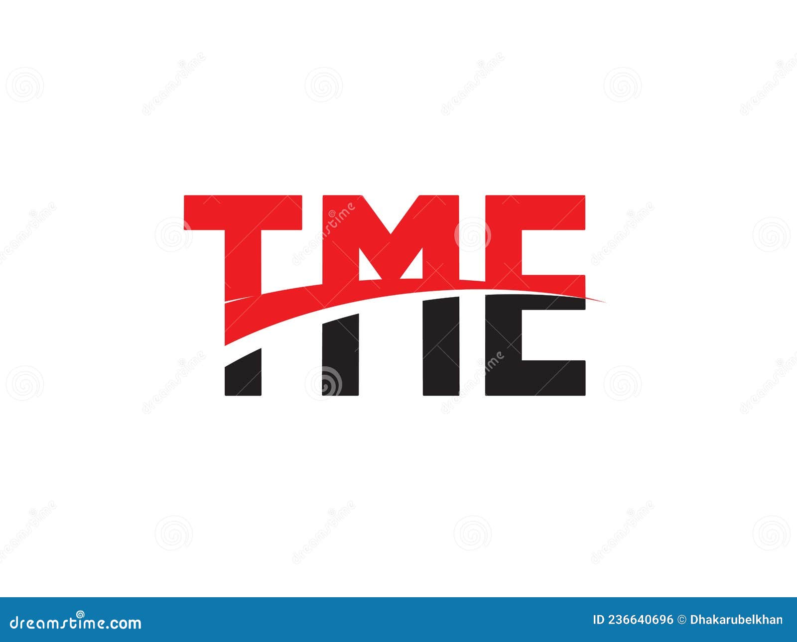 TME Letter Initial Logo Design Vector Illustration Stock Vector ...