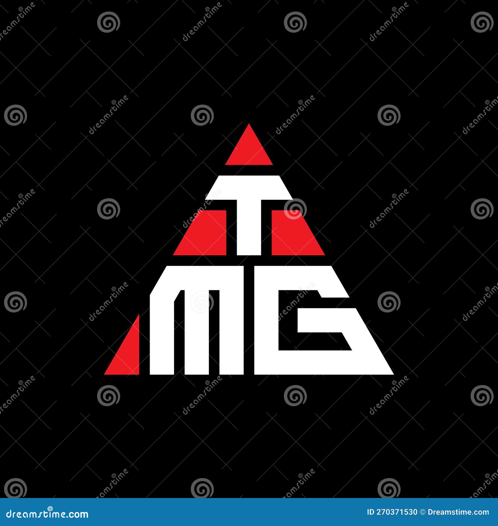 TMG Triangle Letter Logo Design with Triangle Shape. TMG Triangle Logo ...