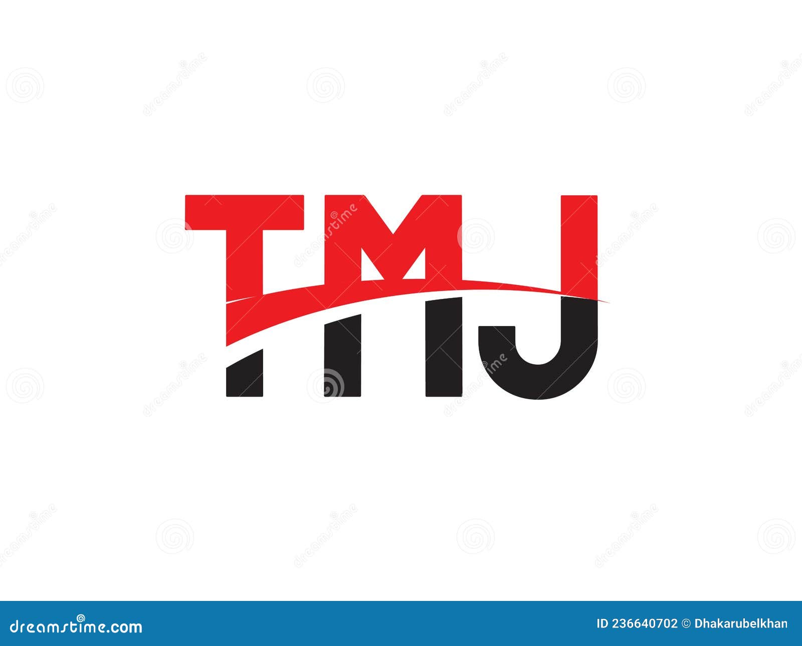 TMJ Letter Initial Logo Design Vector Illustration Stock Vector ...
