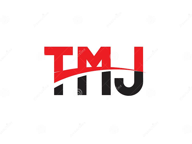 TMJ Letter Initial Logo Design Vector Illustration Stock Vector ...