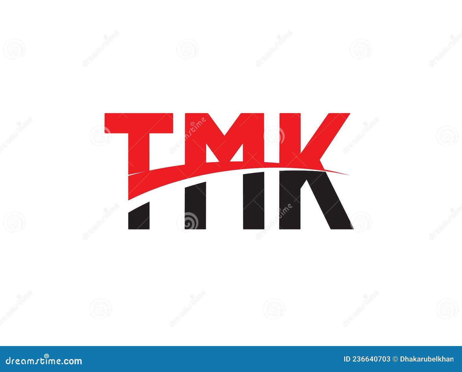 TMK Letter Initial Logo Design Vector Illustration Stock Vector ...