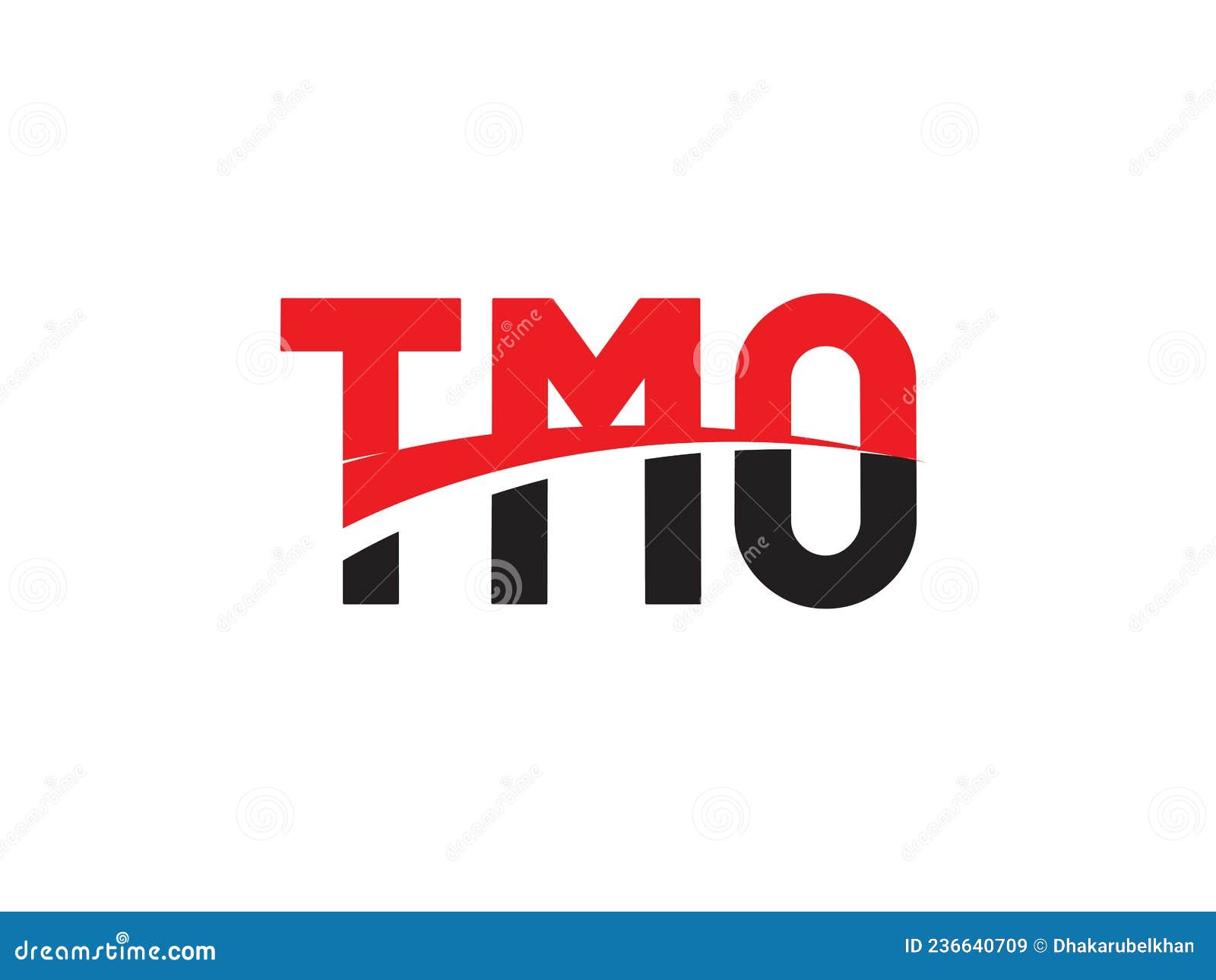 TMO Letter Initial Logo Design Vector Illustration Stock Vector ...