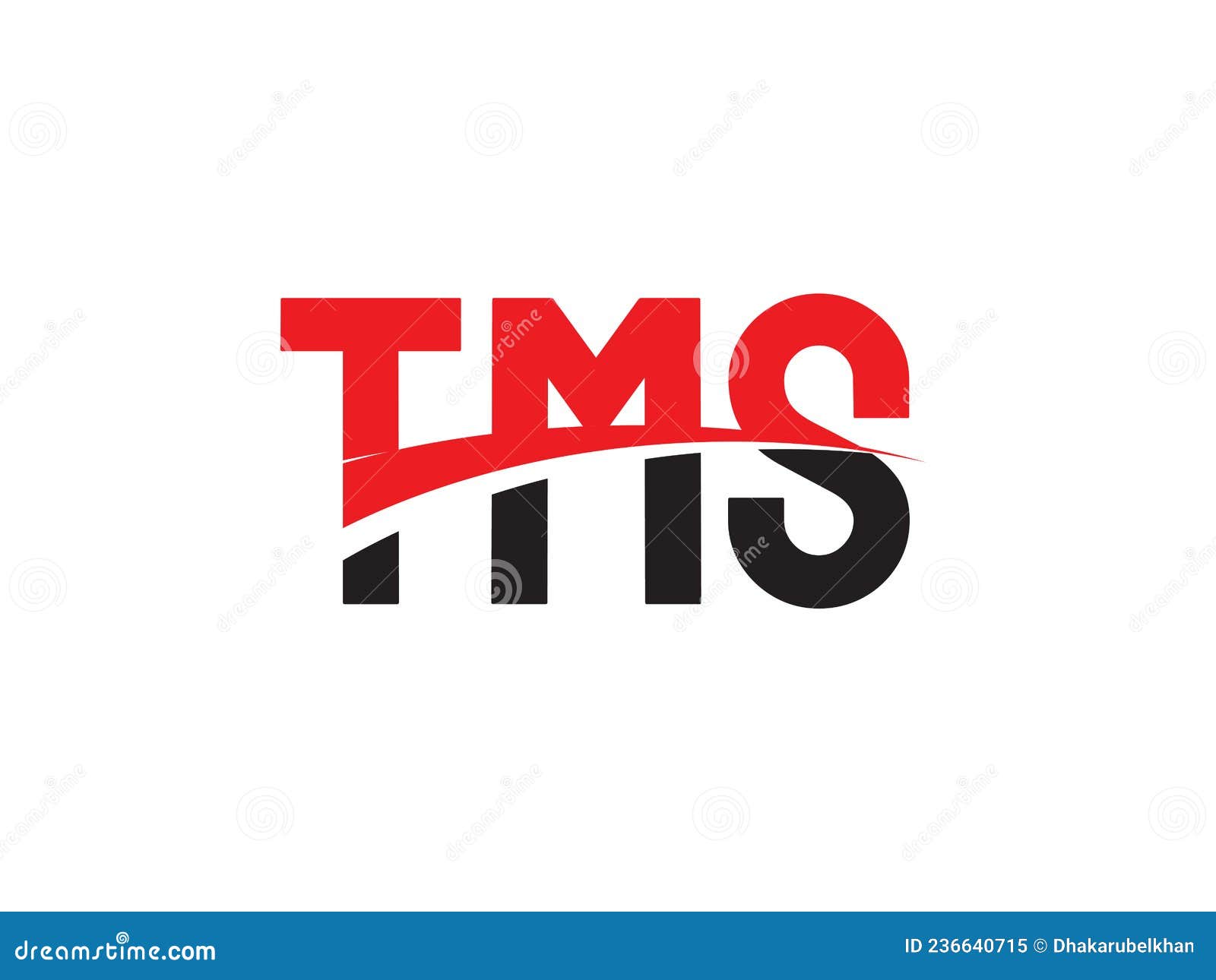 TMS Letter Initial Logo Design Vector Illustration Stock Vector ...