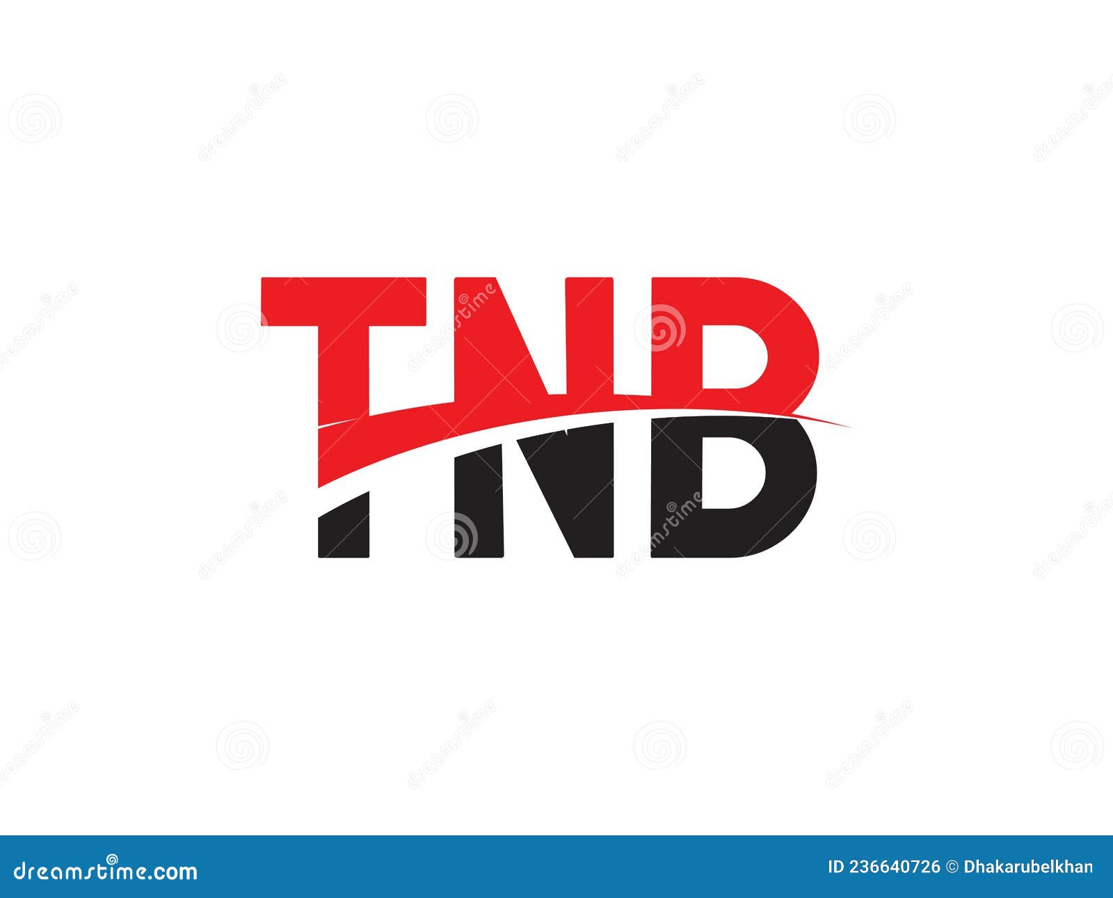 TNB Letter Initial Logo Design Vector Illustration Stock Vector ...