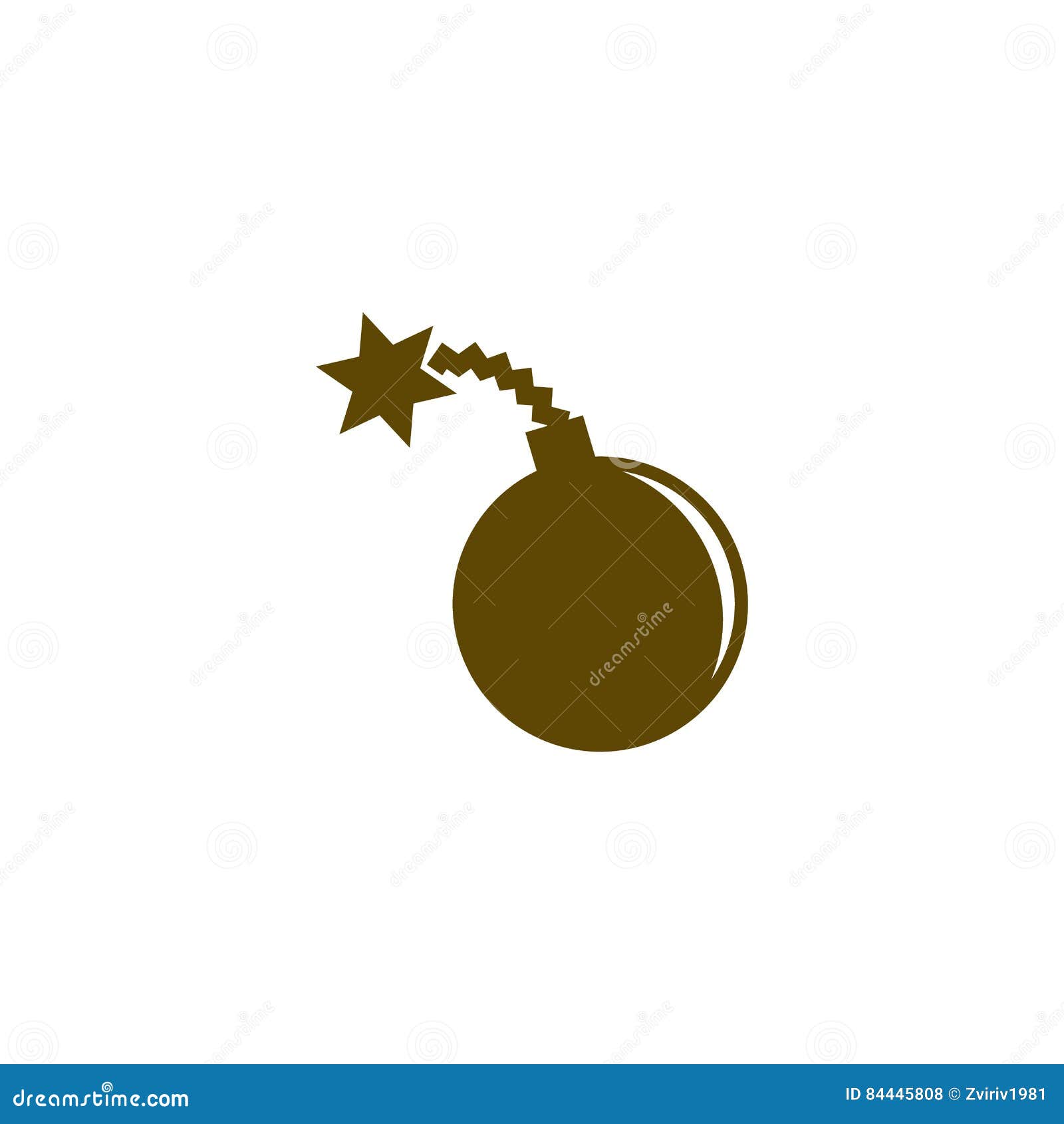 TNT bomb icon stock illustration. Illustration of simple - 84445808