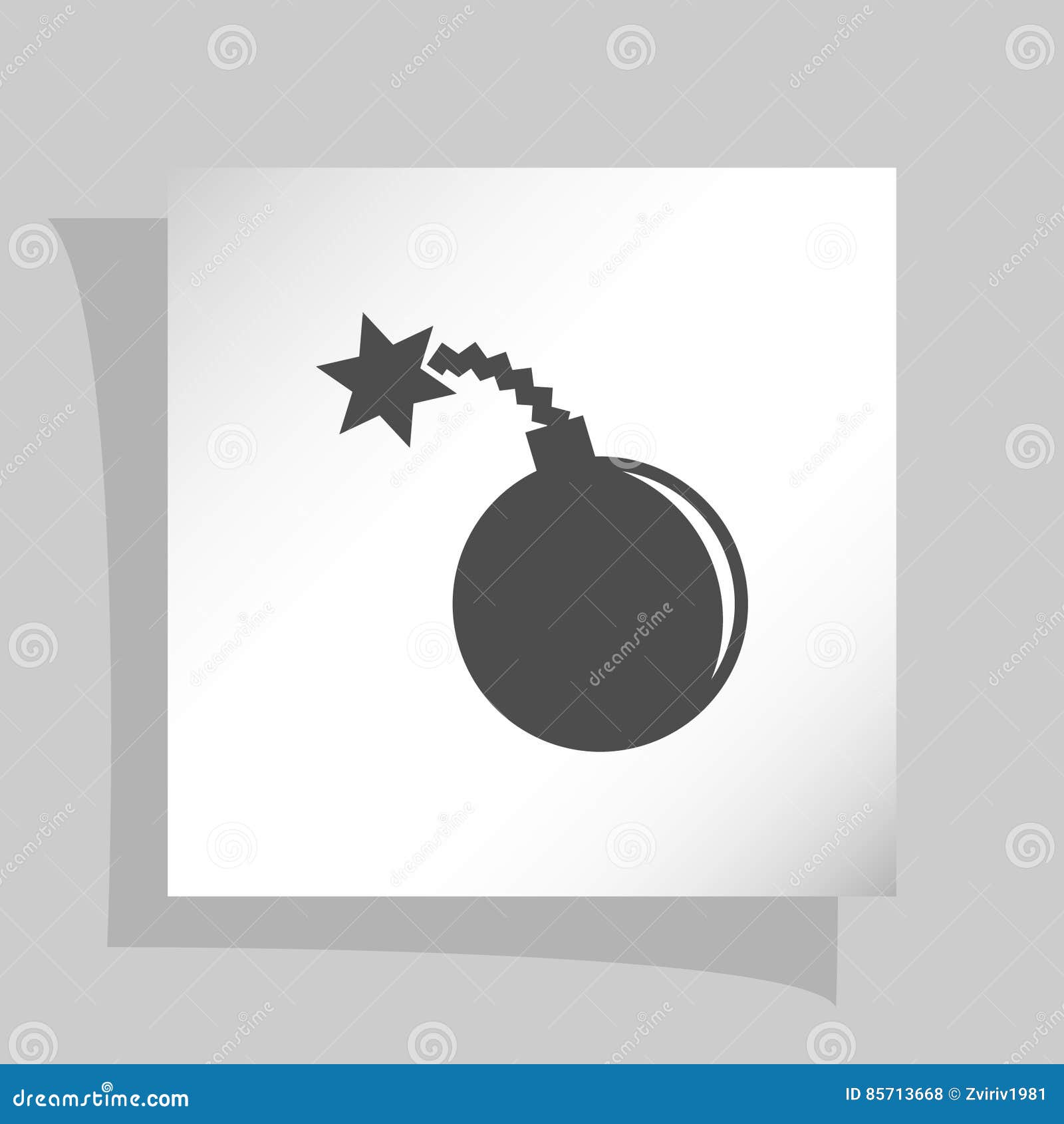 TNT bomb icon stock illustration. Illustration of dynamite - 85713668