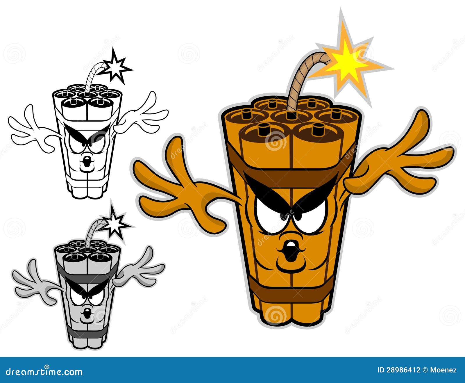 TNT cartoon character stock vector. Illustration of fuse - 28986412