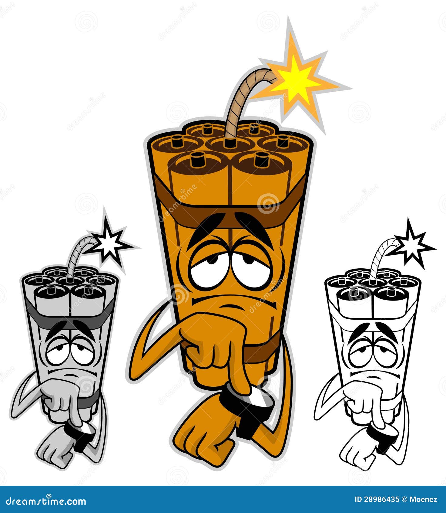 TNT cartoon character 3 stock vector. Illustration of character - 28986435