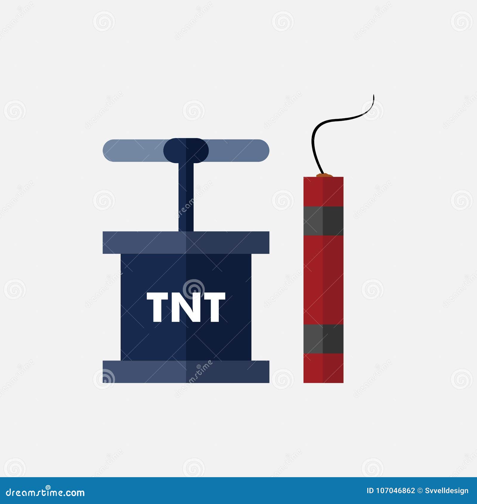 TNT Demolition Dynamite Mining Vector Illustration Graphic Stock Vector ...
