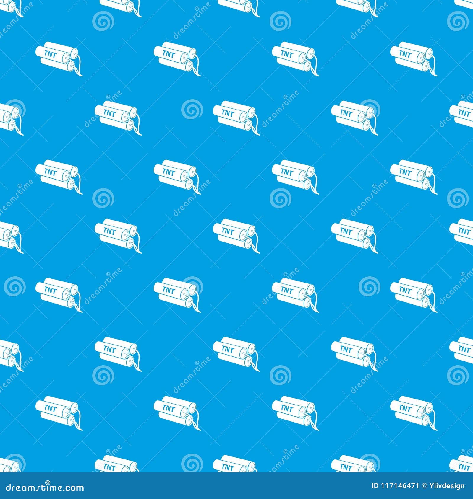Tnt Pattern Vector Seamless Blue Stock Vector - Illustration of ...