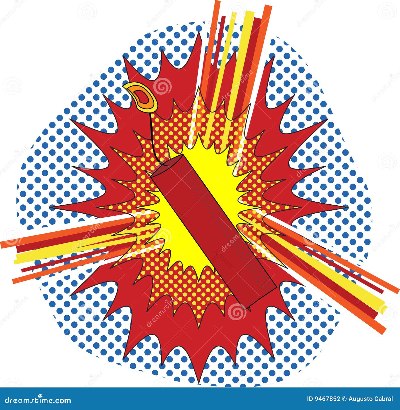 TNT Pop Art stock vector. Illustration of nitro, blackpowder - 9467852