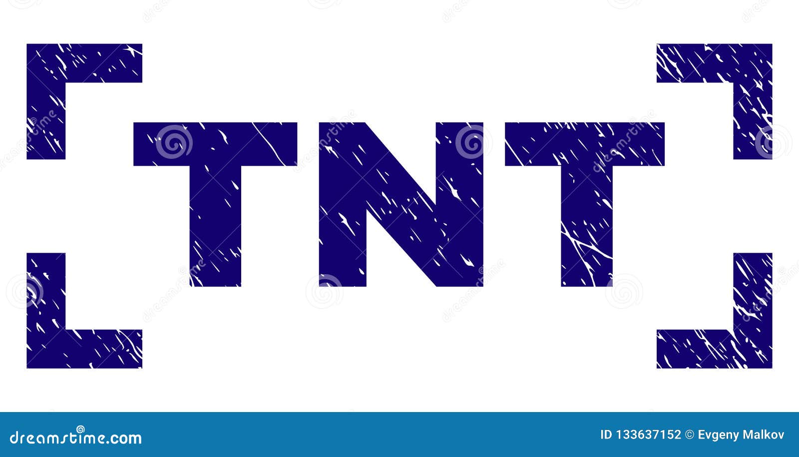 Grunge Textured TNT Stamp Seal Inside Corners Stock Vector ...