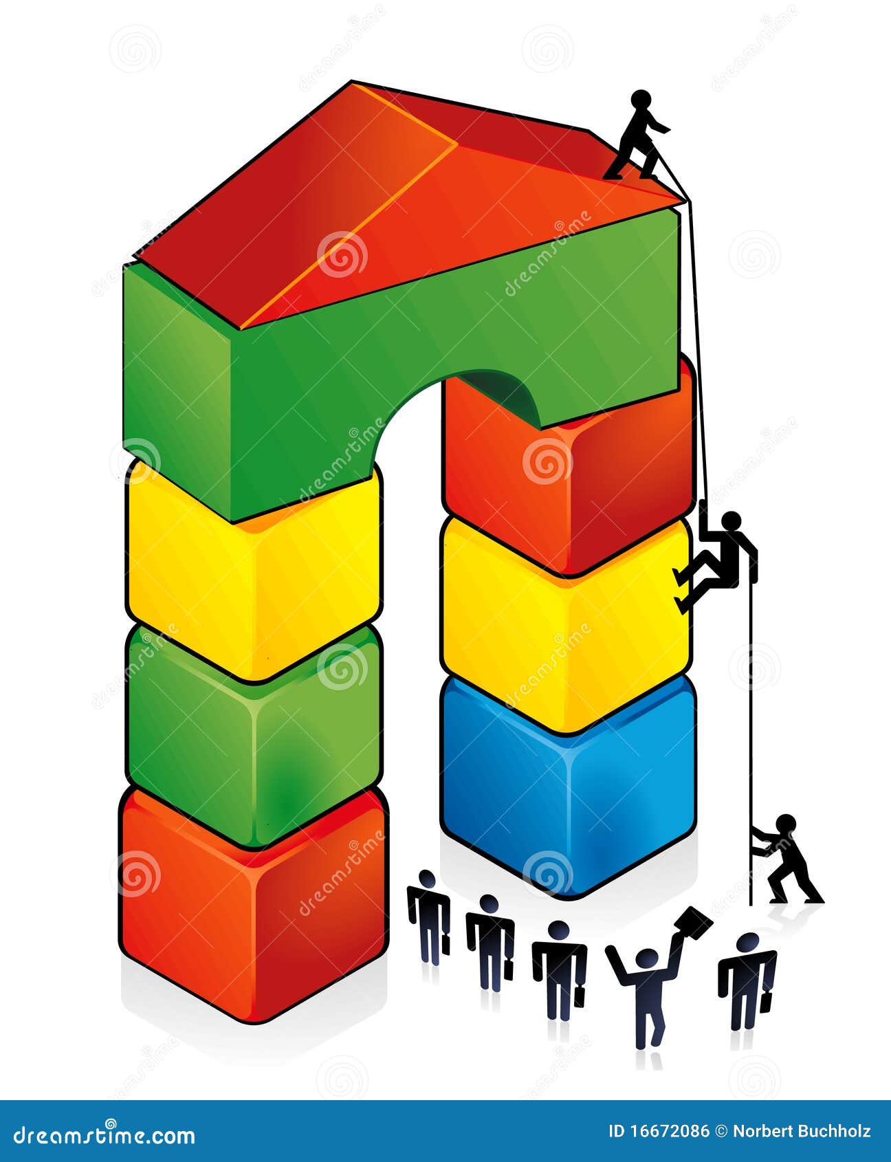 To advance stock vector. Illustration of construction - 16672086