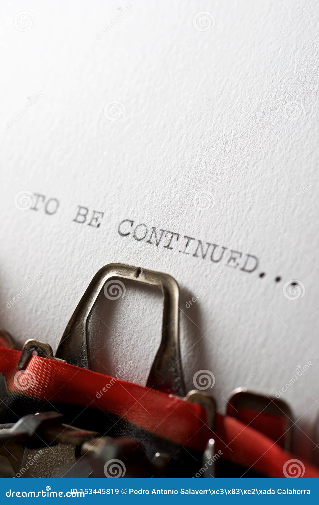 To be continued concept stock image. Image of message - 153445819