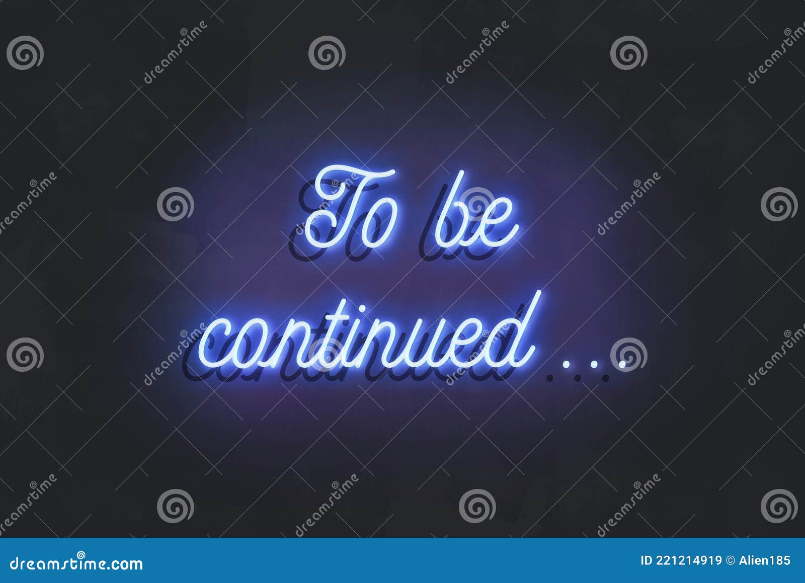 To be continued stock illustration. Illustration of cartoon - 221214919