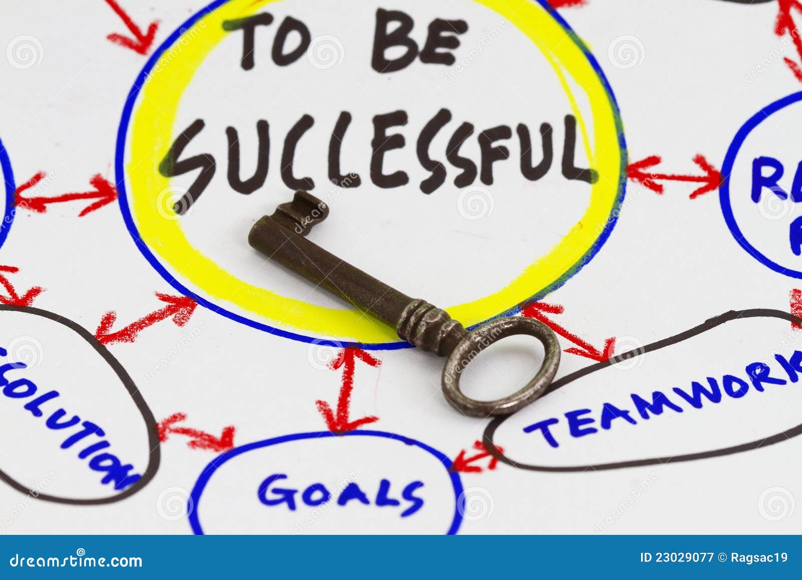 To be successful abstract stock image. Image of arrow - 23029077