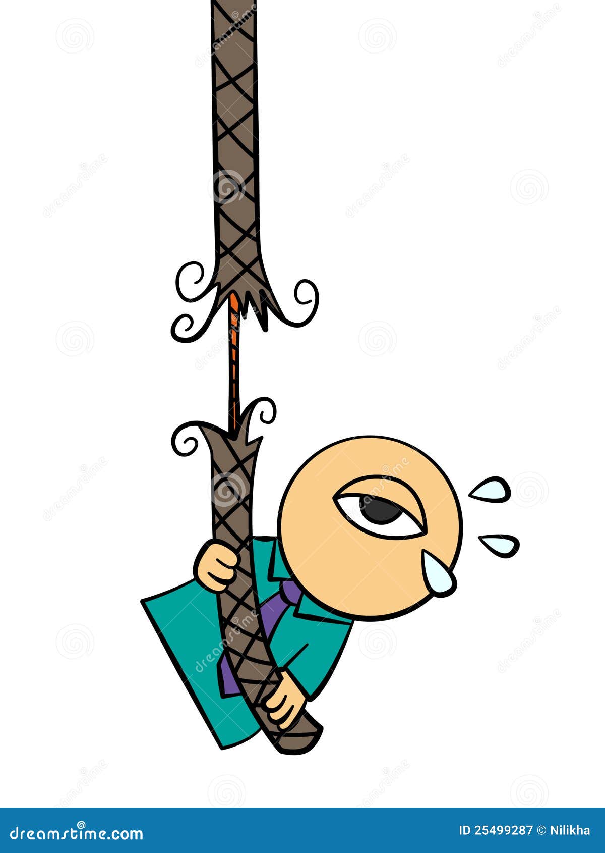 About to break stock illustration. Illustration of bankruptcy - 25499287