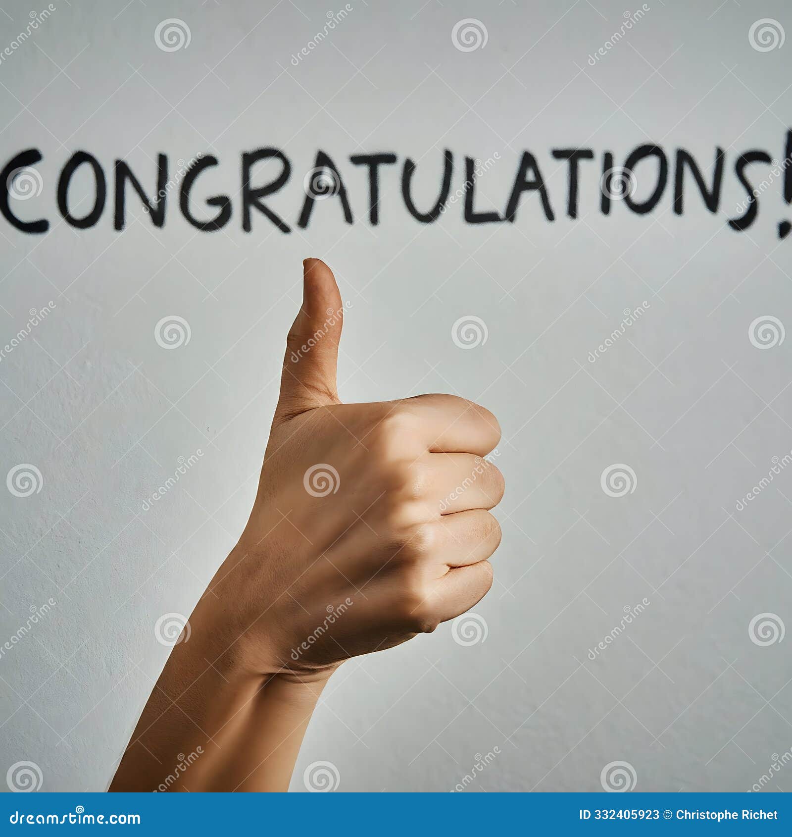 The Word "congradulation" on a Suitable Background. Stock Illustration ...