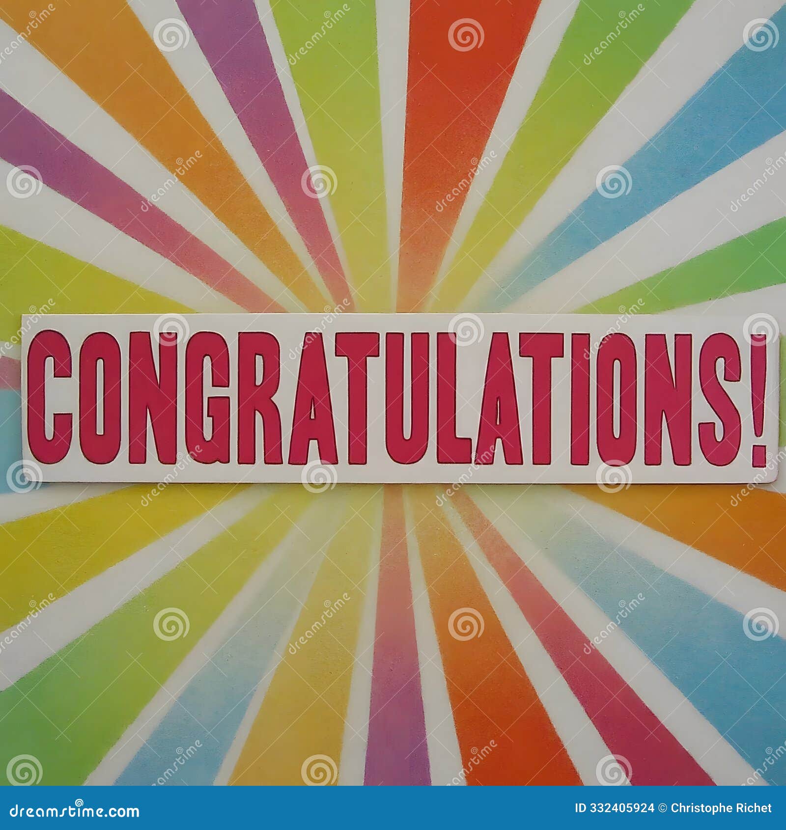 The Word "congradulation" on a Suitable Background. Stock Illustration ...