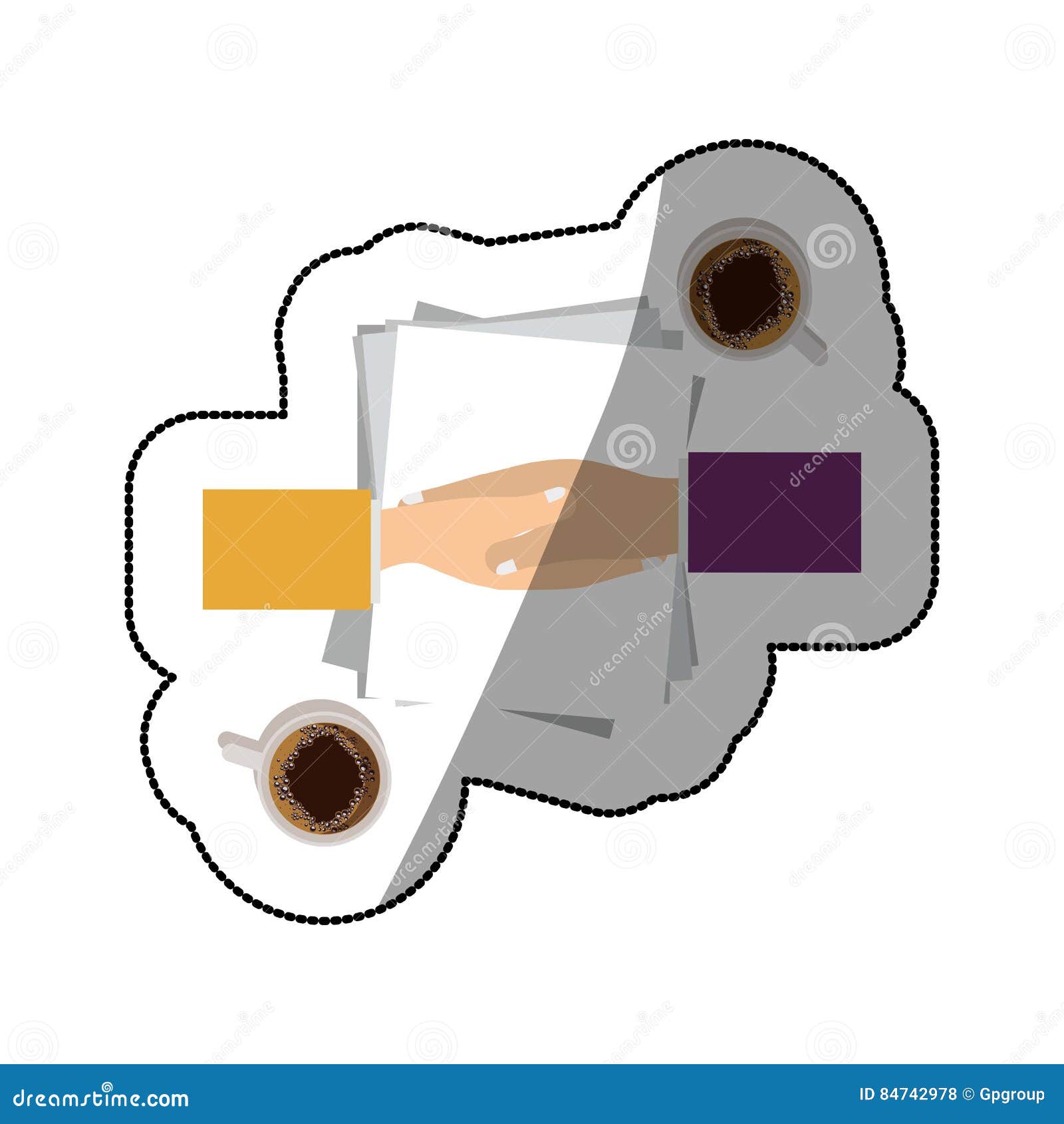 To deliver documents stock vector. Illustration of paper - 84742978