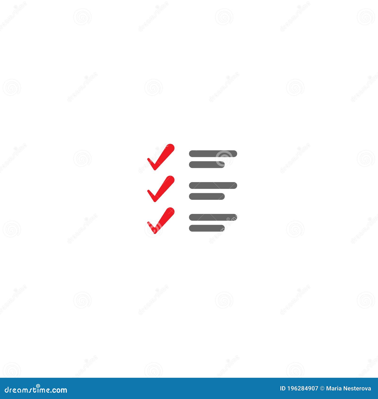 To-do Check List with Ticks and Points. Clipboard with Check Marks ...