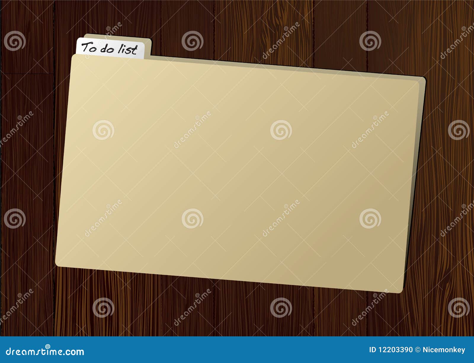 To do folder stock vector. Illustration of empty, organize - 12203390