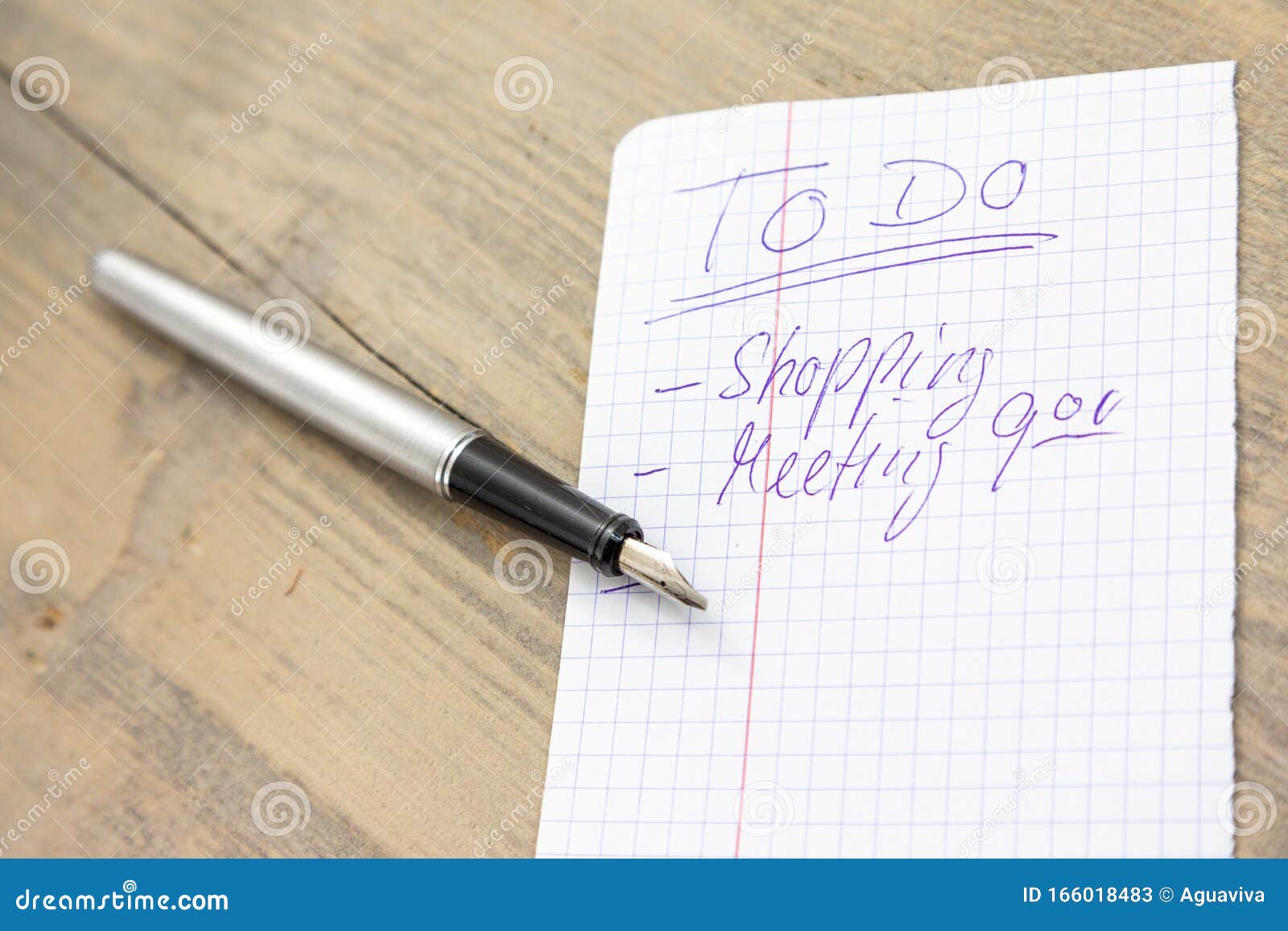 To Do Letter Message and Pen Stock Image - Image of advice, view: 166018483