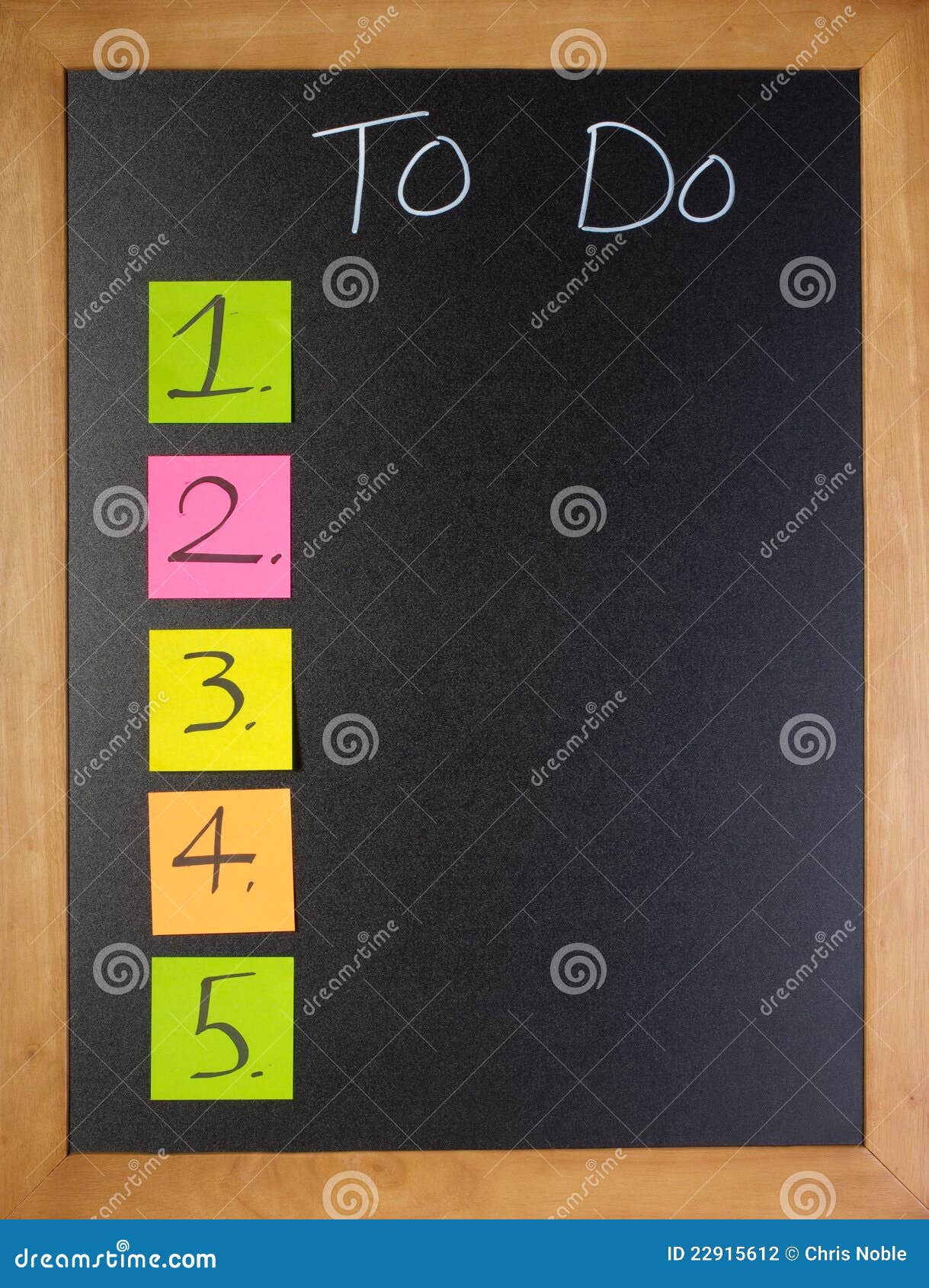 To-Do List 12345 stock photo. Image of education, wooden - 22915612