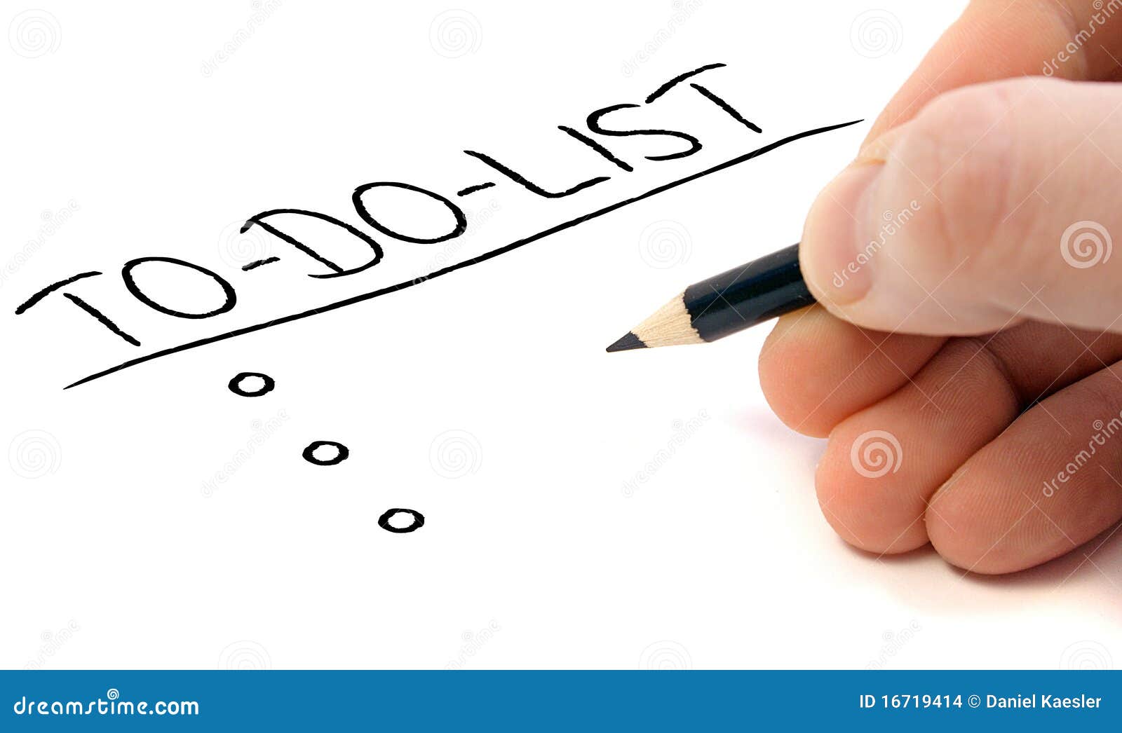 To-do-list stock photo. Image of writing, agenda, hand - 16719414