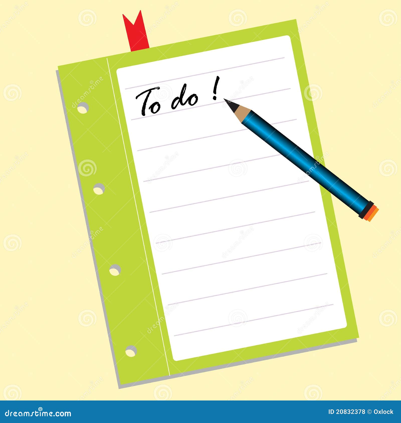 To do list stock vector. Illustration of jobs, checklist - 20832378