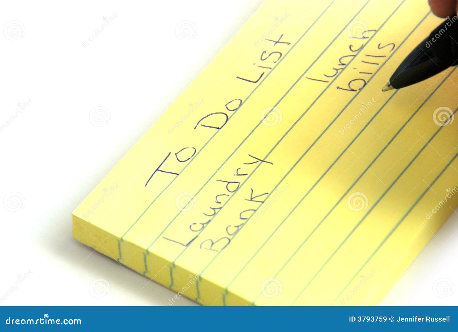 To Do List stock image. Image of planner, sticky, stripes - 3793759