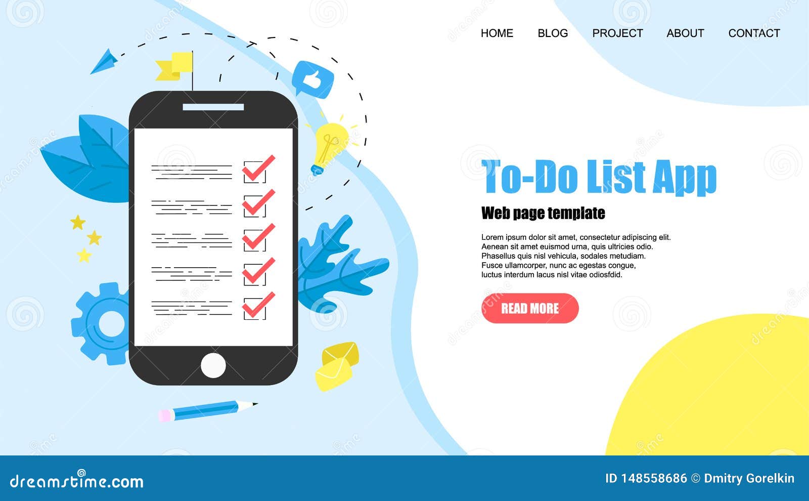 To-Do List Apps. Task Manager Concepts. Online Action Plan Concept ...
