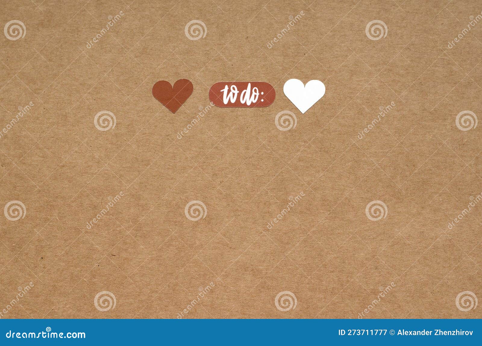 To Do List on Brown Craft Paper Background Stock Image - Image of ...