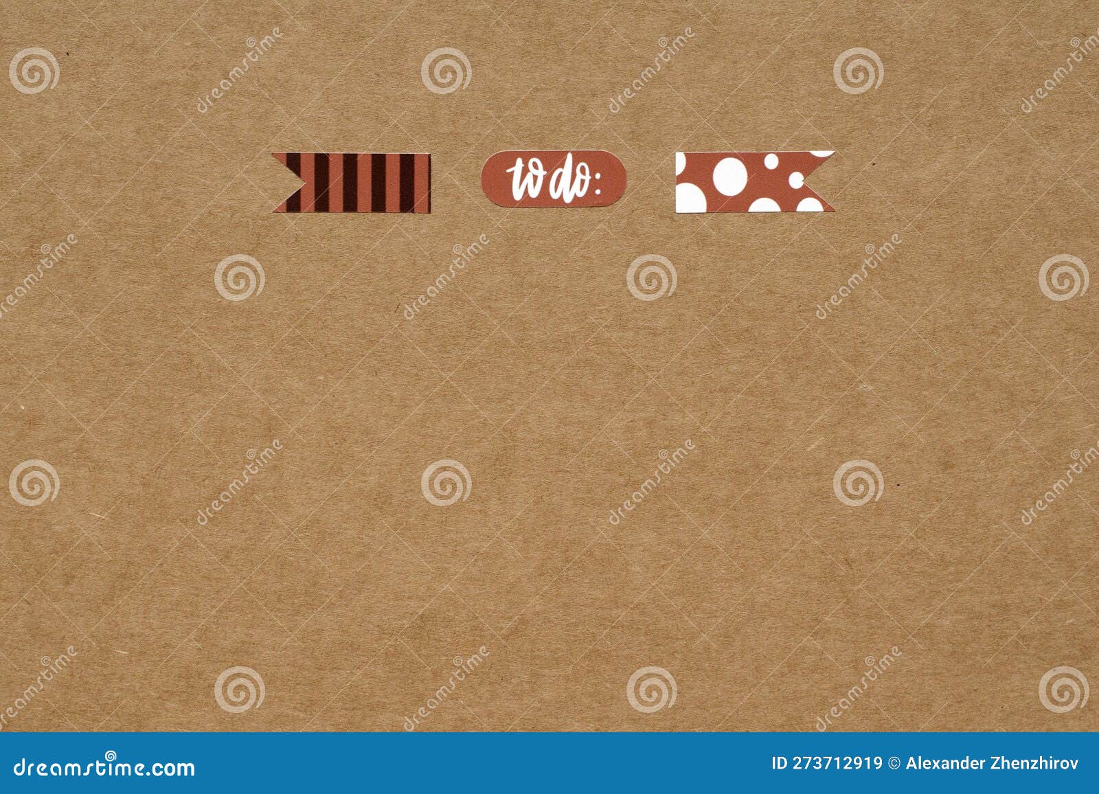 To Do List on Brown Craft Paper Background Stock Image - Image of ...