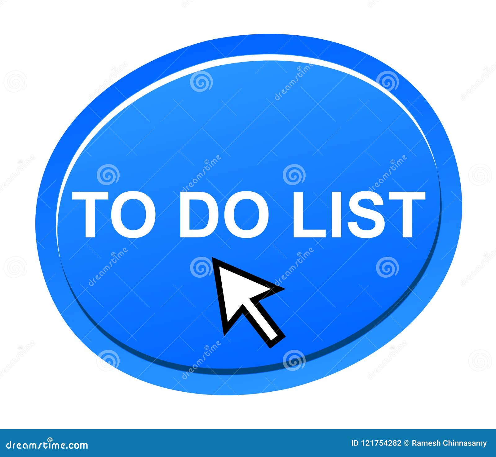 To do list button stock vector. Illustration of click - 121754282