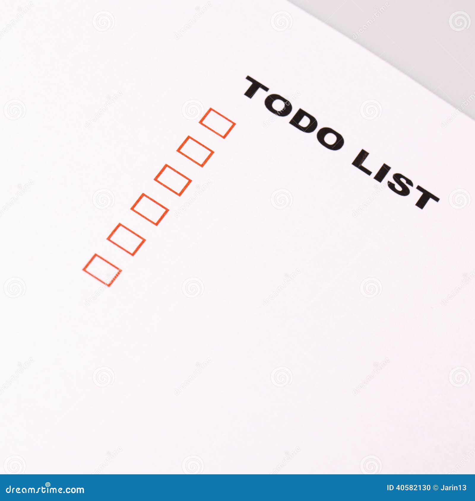To Do List with Check Marks Stock Photo - Image of notepad, todo: 40582130