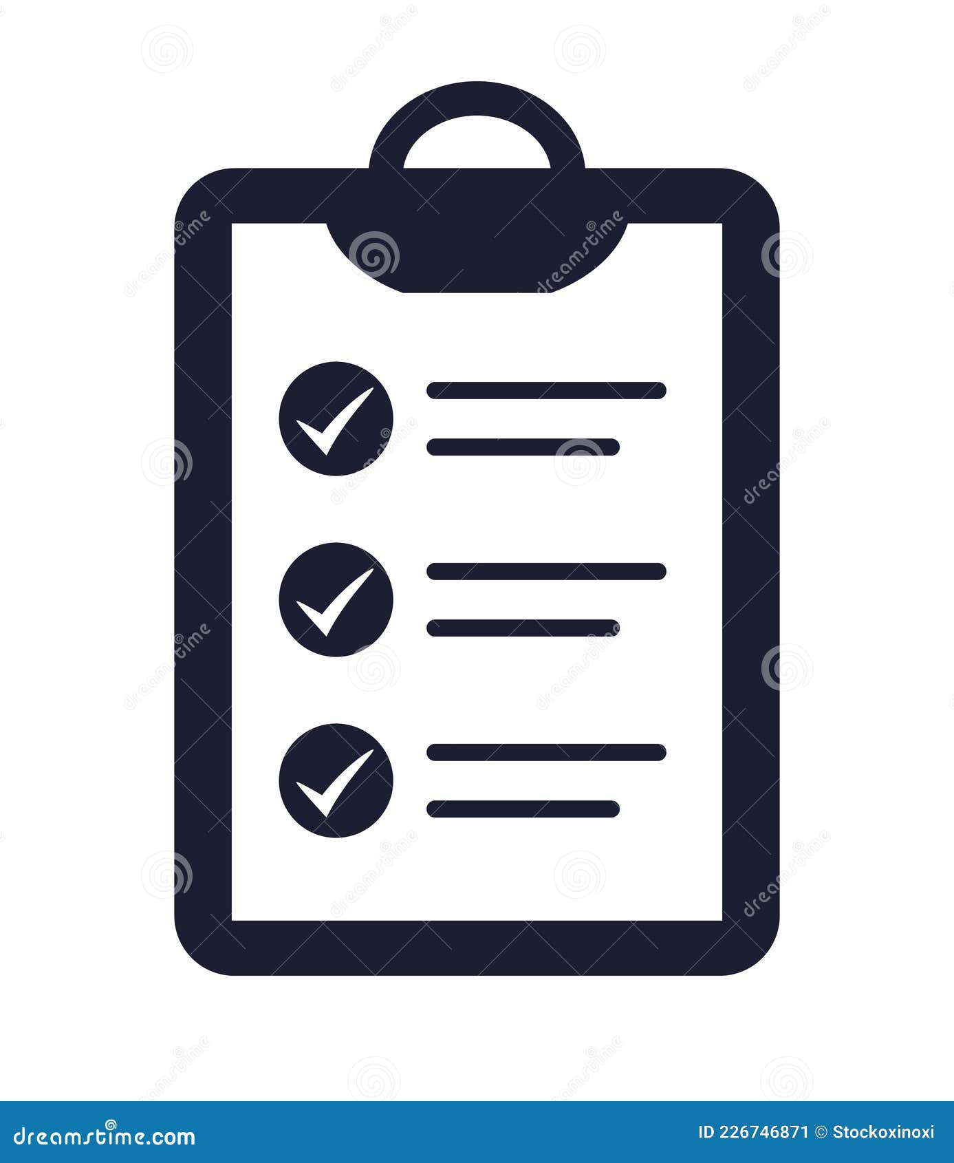 To Do List with Checkmarks Vector Icon Stock Vector - Illustration of ...