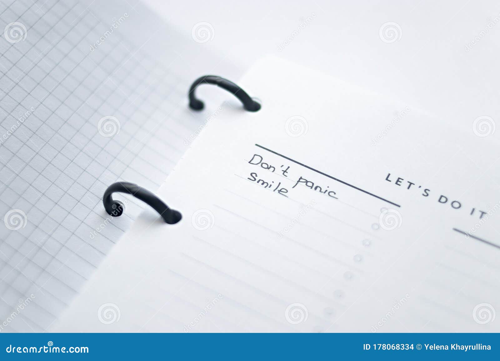 Close Up Handwritten To Do List Plan In Small Note Book Royalty-Free ...